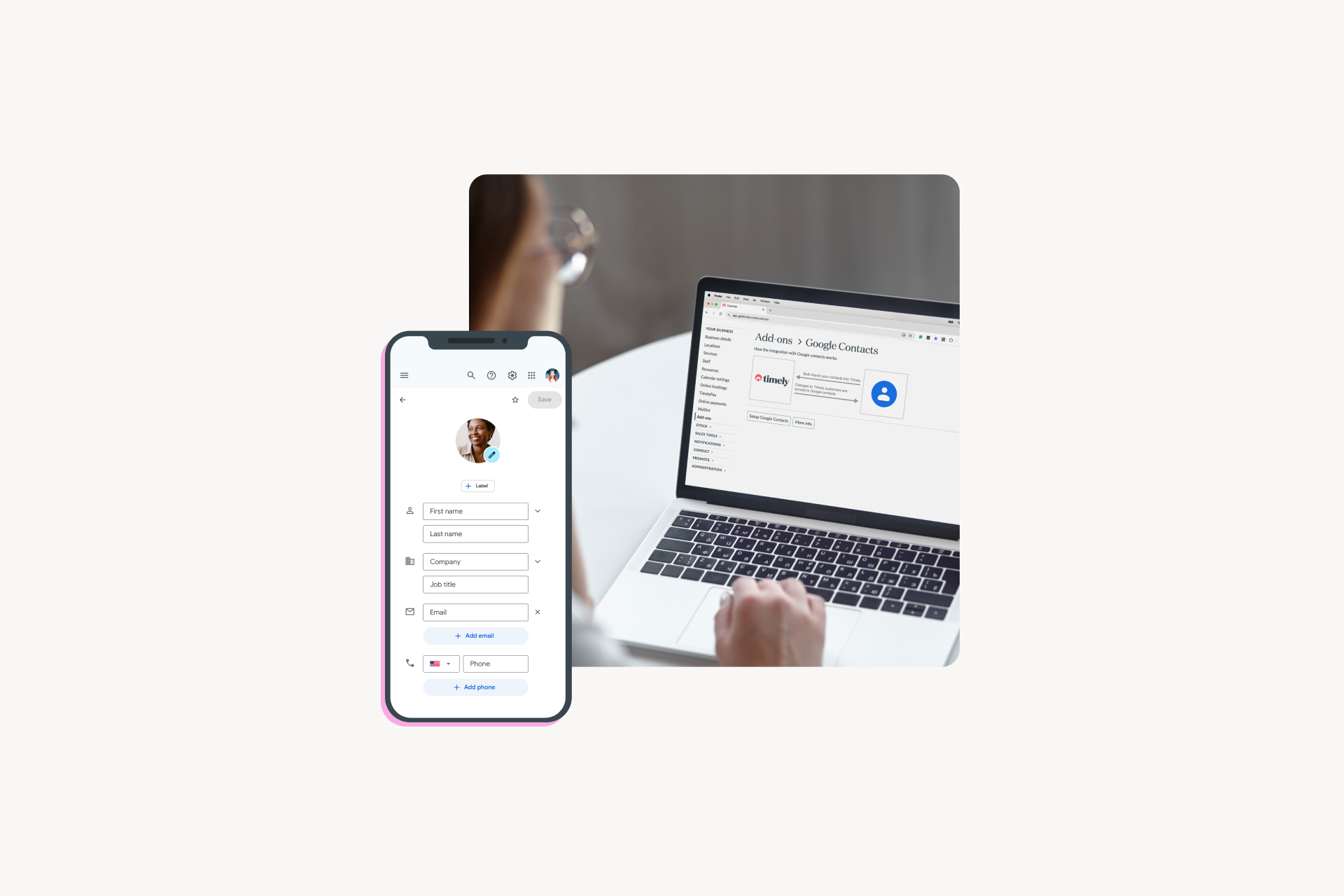 Google Contacts | Timely