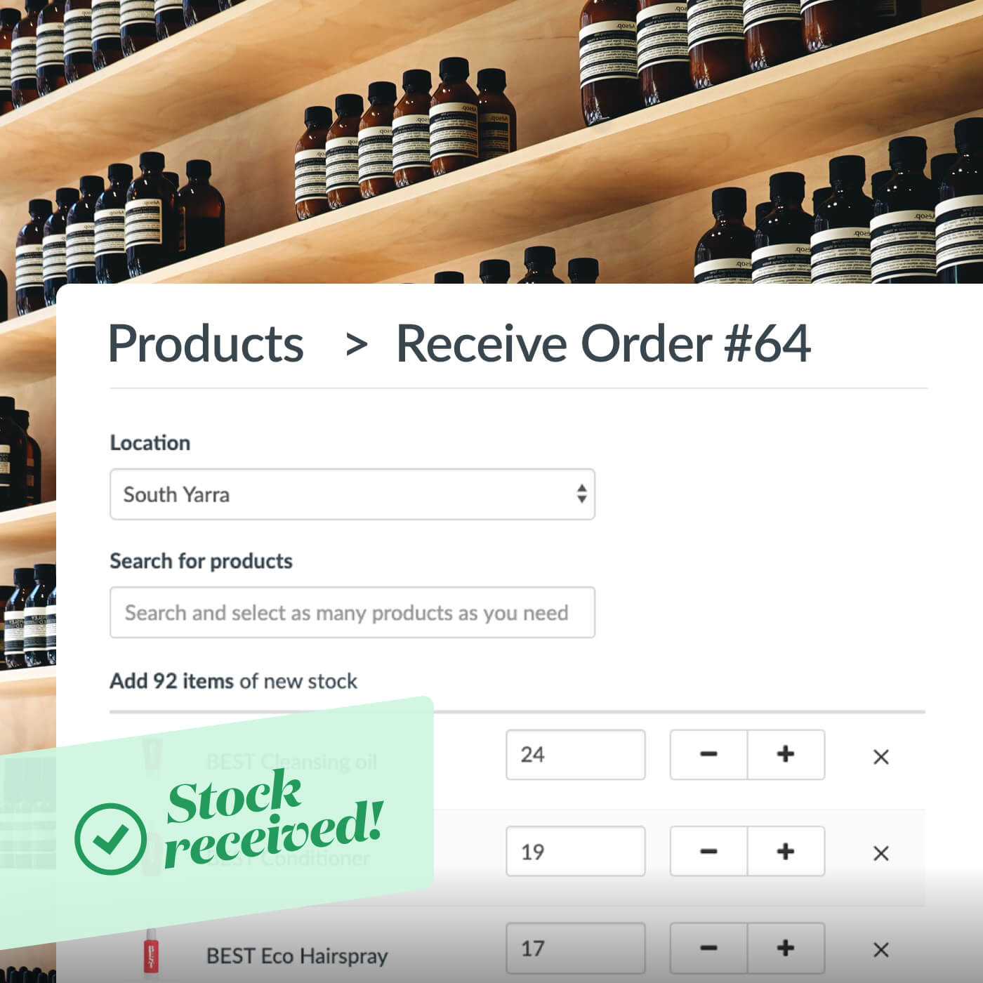 Keep on top of stock ordering | Timely Blog