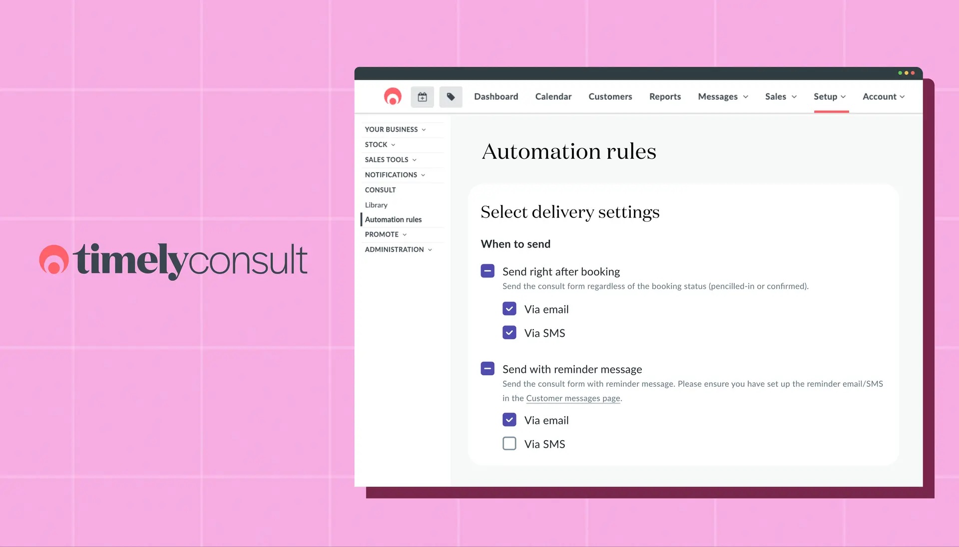 Consultation form improvements | Timely