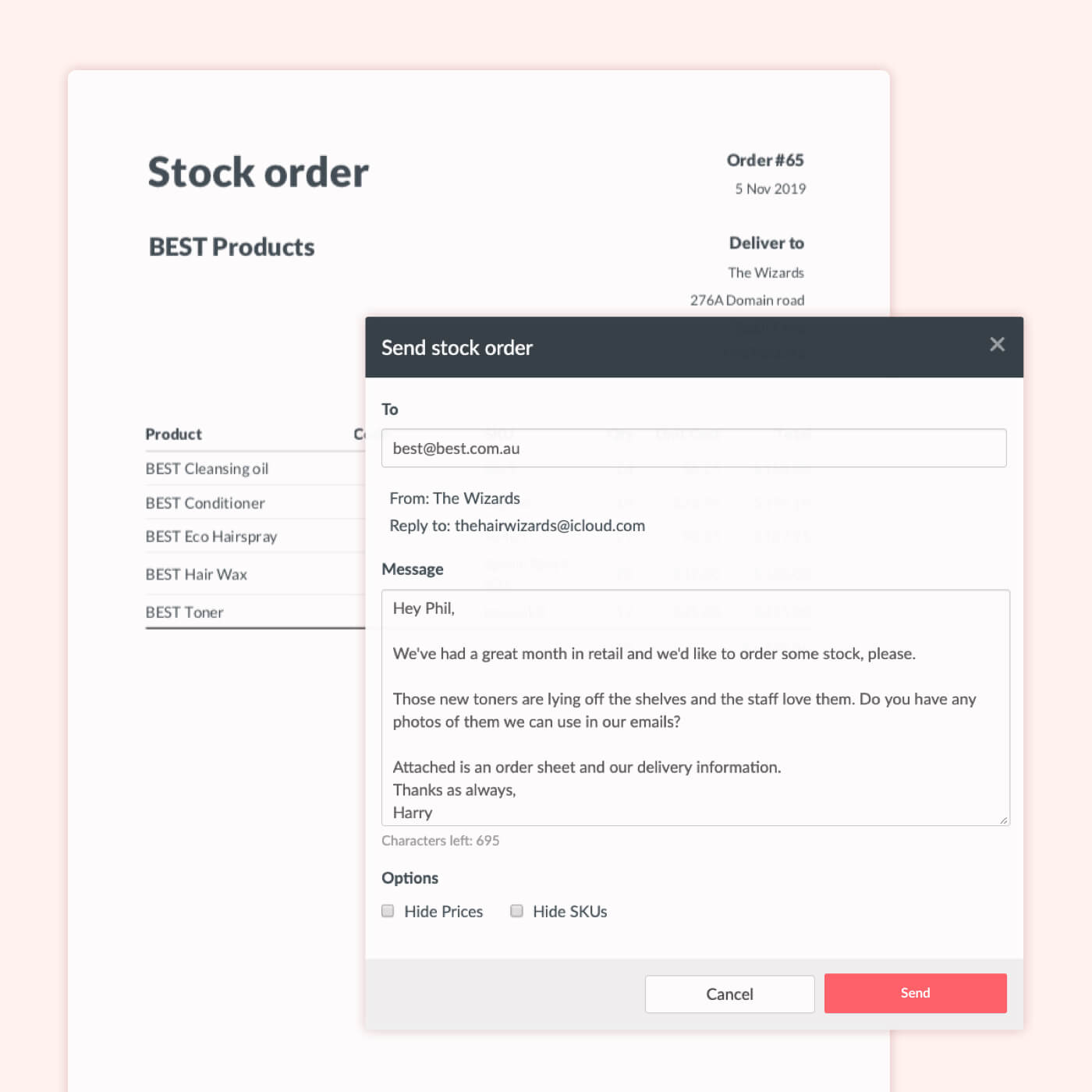 Keep on top of stock ordering | Timely Blog